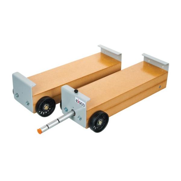 Eisco Labs Premium Dynamics Cart Set, 3 Wheeled, 12" x 3.5", (Set of 2 ...