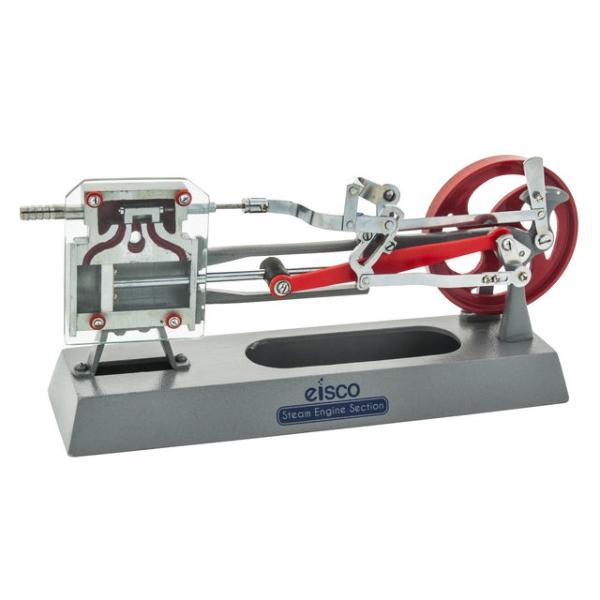 Eisco Steam Engine Model - Working Piston, Slide Valve, and Link Motion ...
