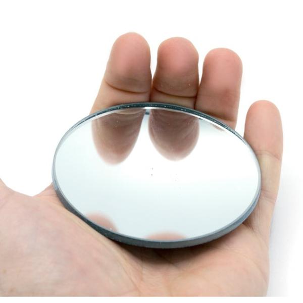 Eisco Concave Mirror - 3" Dia., 75mm Focal Length - 3mm Thick - Glass ...