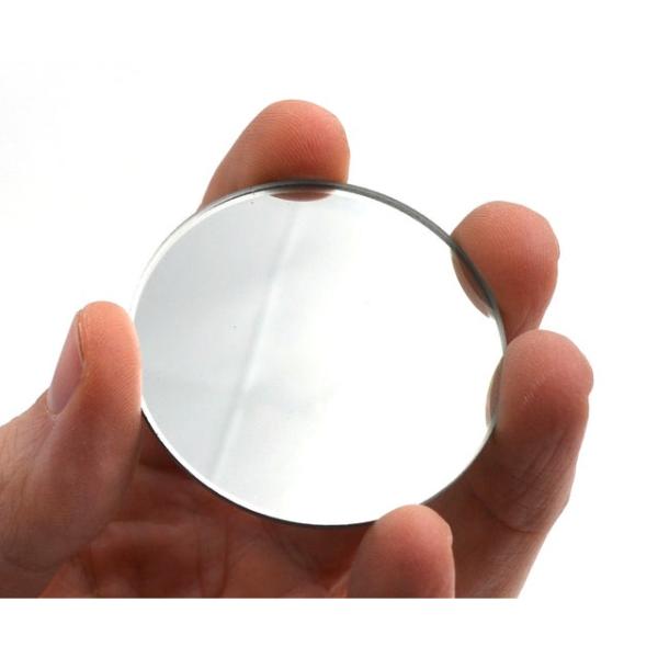Eisco Round Convex Glass Mirror - 2" (50mm) Diameter - 300mm - 2mm ...
