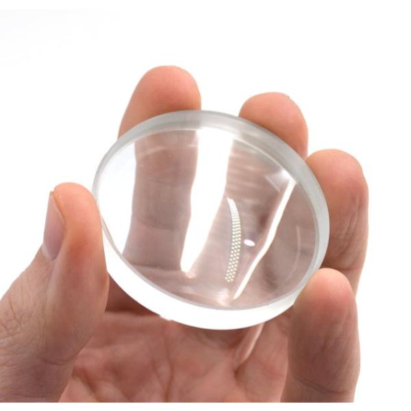 Eisco Round Double Concave High Optical Purity Glass Lens - 100mm ...