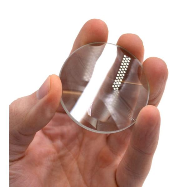 Eisco Round Double Convex High Optical Purity Glass Lens - 100mm Length ...