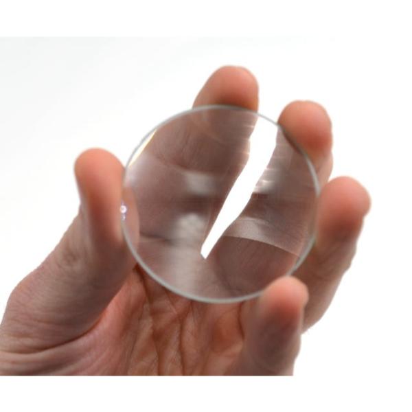 Eisco Round Double Convex High Optical Purity Glass Lens - 150mm Length ...