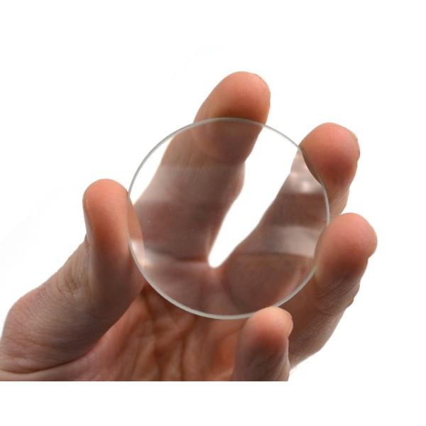 Eisco Round Double Convex High Optical Purity Glass Lens - 250mm Length ...