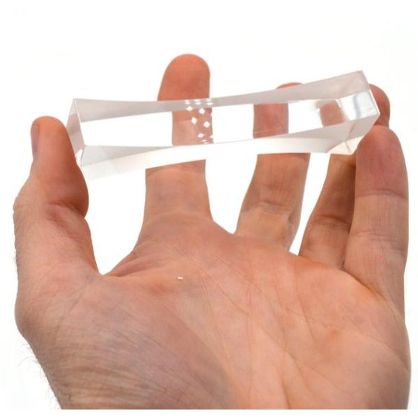 Eisco Labs Double Concave Acrylic Lens, 86mm Length, 20cm Focal Length ...