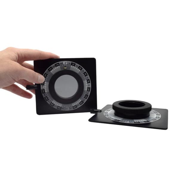 Eisco Set of 2 Polarizing Filters for Optical Bench Kits - Adjustable ...