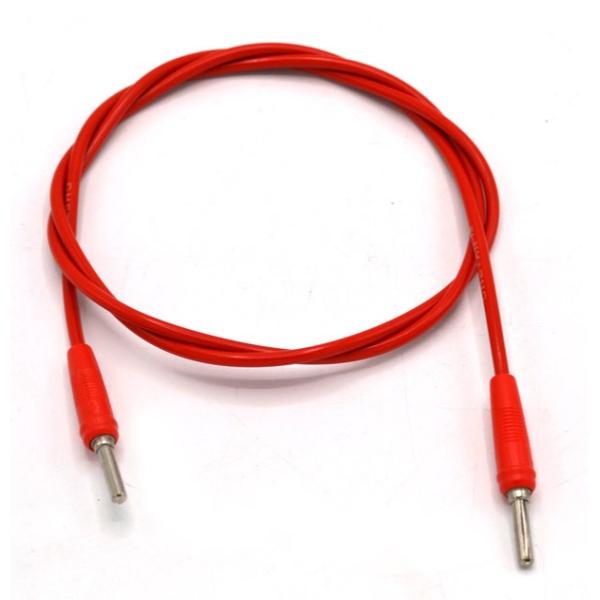 Eisco Red Double Sided 4mm Connecting Lead 1000mm (39.37") Single Lead ...