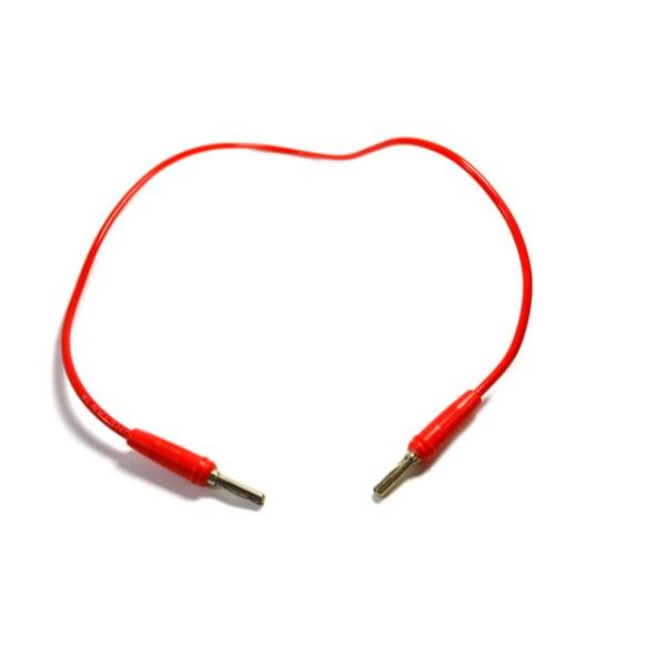 Eisco Labs Red 4mm Connecting Leads - Insulated 4mm Plugs - 750mm ...