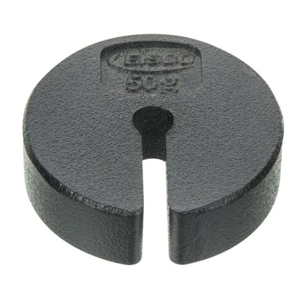 Eisco Slotted Masses Set- Zinc Casted, 50g PHZNW050