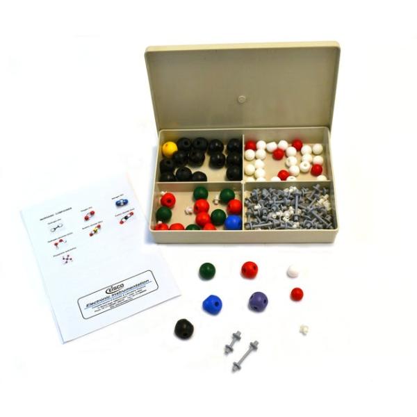 Eisco Molecular Model Kit (127 Pieces), Introduction Kit, Inorganic ...