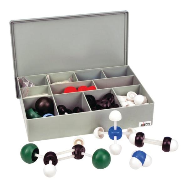Eisco Labs Molecular Model Kit (220 Pieces) (65 Atoms), VSEPR Model ...