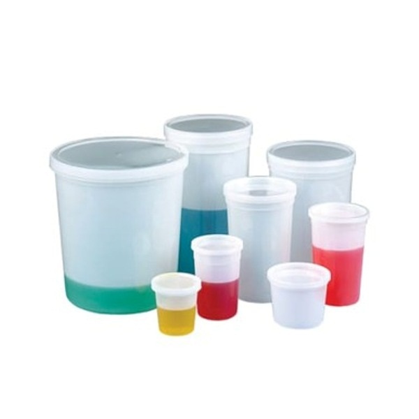 Qorpak 32oz (960ml) HDPE Translucent Storage Container with Snap-On Lid ...