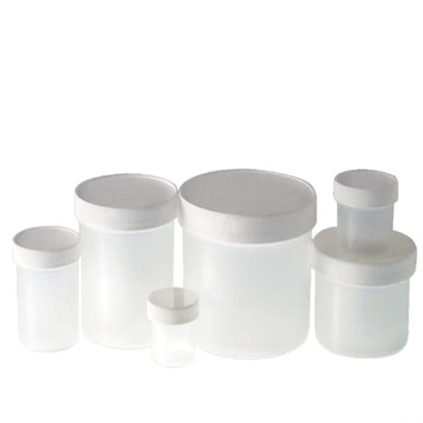Qorpak 1oz (30ml) Natural Polypropylene Jar with 43-400 with White ...