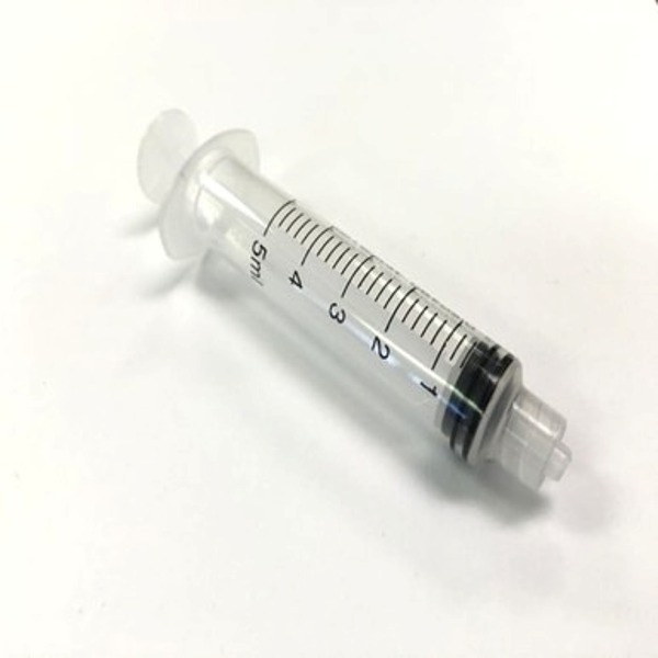 Qorpak 5mL Air-Tite Clear Luer Lock Tip Syringe with PP Body, PP ...