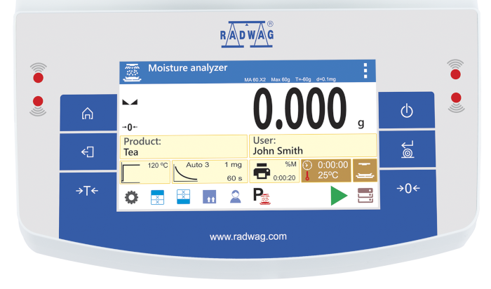 Radwag MA 50.X2.IC.A Moisture Analyzer WL-306-0041 Lab Equipment | Spectra Services