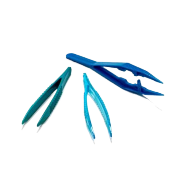 Bellco Sterile Forcep Delrin Blue 128mm Individual Pack, 100/Case 1300 ...