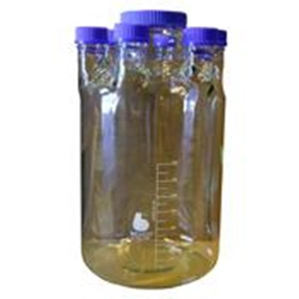 Bellco Over Head Drive Vessel w/ 6 Sidearms and 4 Baffles 8L, 1/Case ...