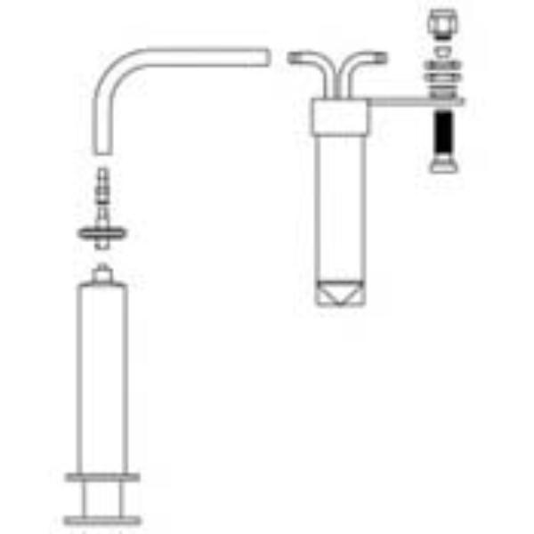 Bellco Omni Sample Port Assembly For Large Flange Headplates, 1/Case ...