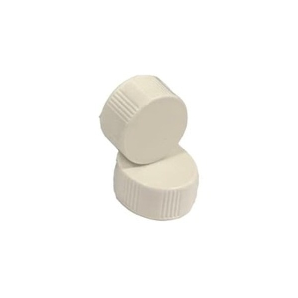 Qorpak 22-400 White Urea CT Cap with Solid PE Liner 5300/Cs 317407