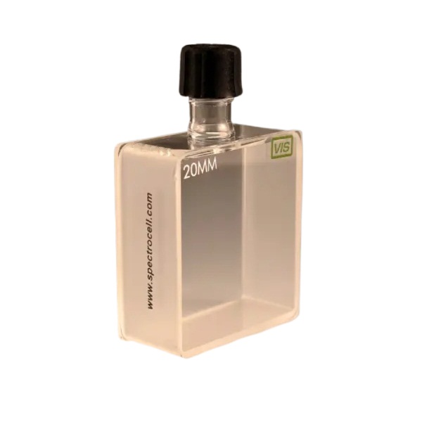 Spectrocell 50 x 50 x 20 mm Colorimeter Borosilicate Cell With Threaded ...
