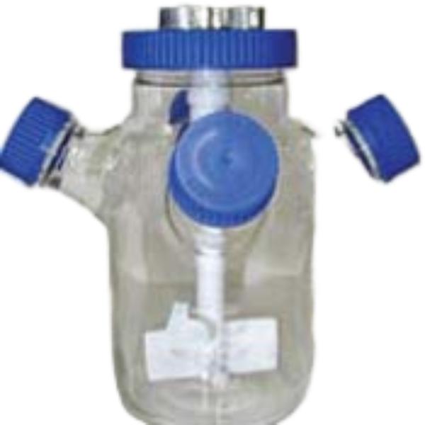 Bellco 4-45 Bioreactor Flask Complete, 1L, 1/Case 1965-01400