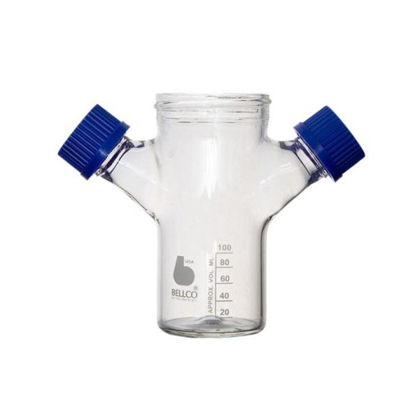 Bellco Micro-Carrier Spinner Flask Only w/ Bottom Dimple, 250mL, 1/Case ...