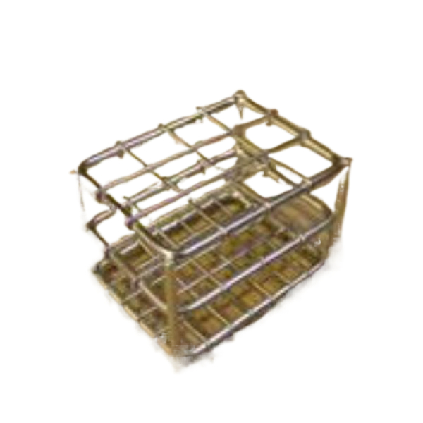 Bellco Stainless Steel Tube Rack, 13mm-12P 3×4 Spacing, 1/Case 2027-13012