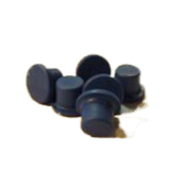 Bellco Blue Butyl Rubber Septum Stopper, 20mm, 100/Case 2048-11800A