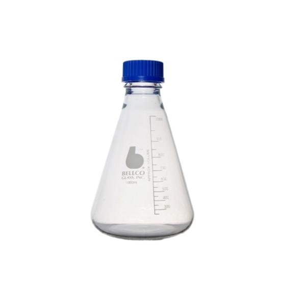 Bellco S/C 45mm Erlenmeyer Flask, 1000mL Graduated, 6/Case 2515-01000
