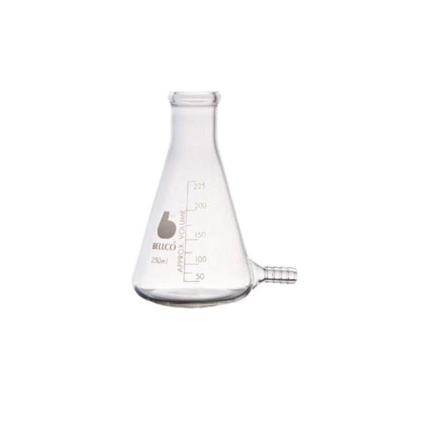 Bellco BRL Media/Dispensing Flask WHC, 250mL Graduated, 6/Case 2530-00250