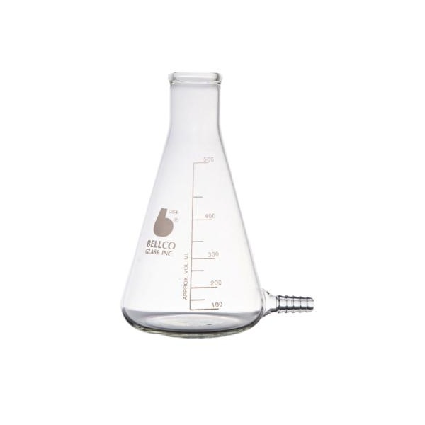 Bellco BRL Media/Dispensing Flask WHC, 500mL Graduated, 6/Case 2530-00500