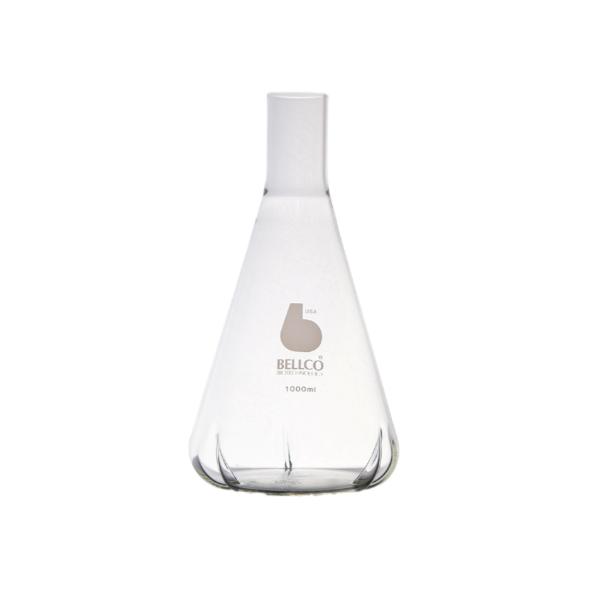 Bellco 3 X-DP Baff Shake Flask, 1000mL 38mm Delong Neck, 6/Case 2543-01000