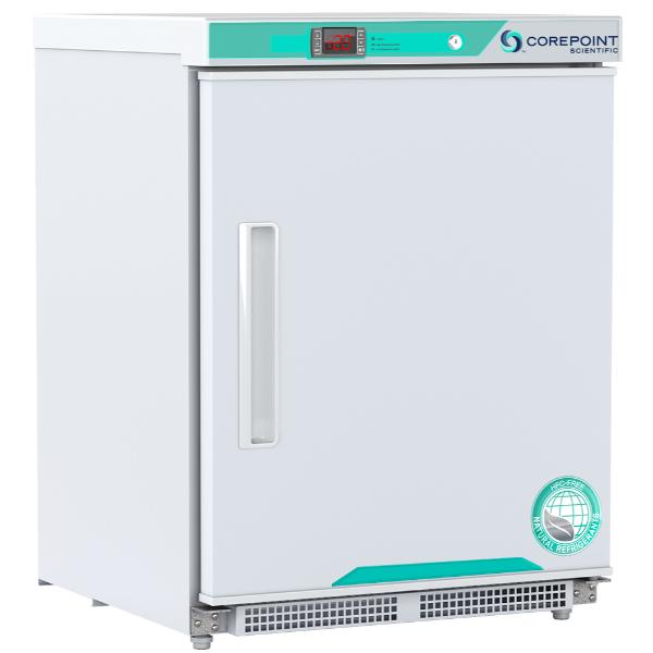 Corepoint Scientific 4.2 cu. ft. Solid Door Undercounter Built-in ...