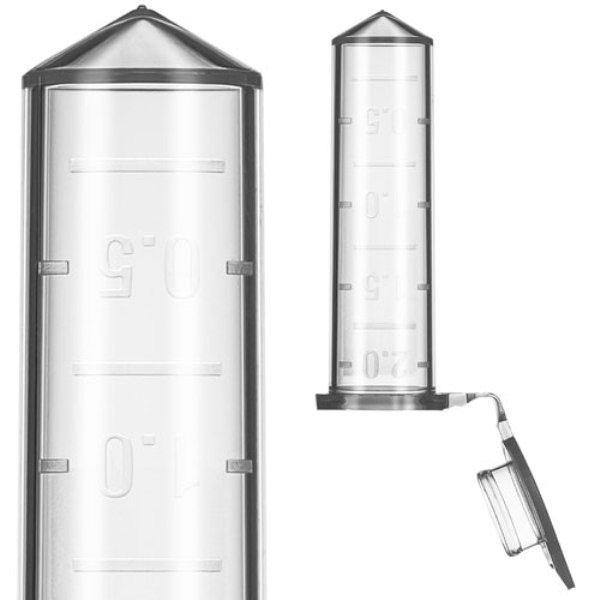 Dynalon Microcentrifuge Tubes, 2.0ml, Clear, Graduated, Bulk Pack ...