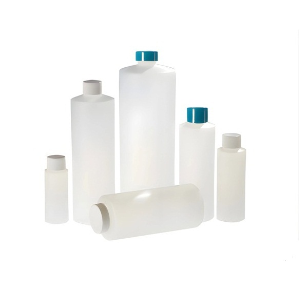 Qorpak 8oz (240ml) Natural HDPE Cylinder with 24-410 White PP ...