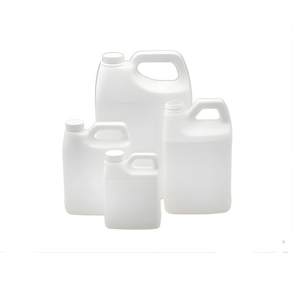Qorpak 128oz (3,840ml) White HDPE F-Style Jug with 38-400 White PP ...