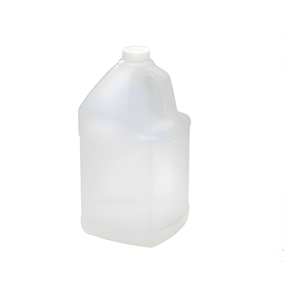Qorpak 128oz (3,840ml) Natural HDPE Handled Square Jug with 38-400 ...