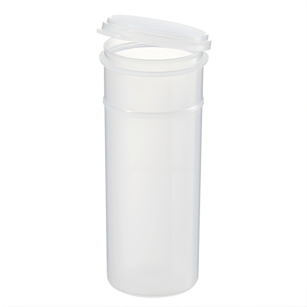Qorpak 3oz (90ml) Natural Polypropylene Hinged Vial, 400/Cs PLC-10052