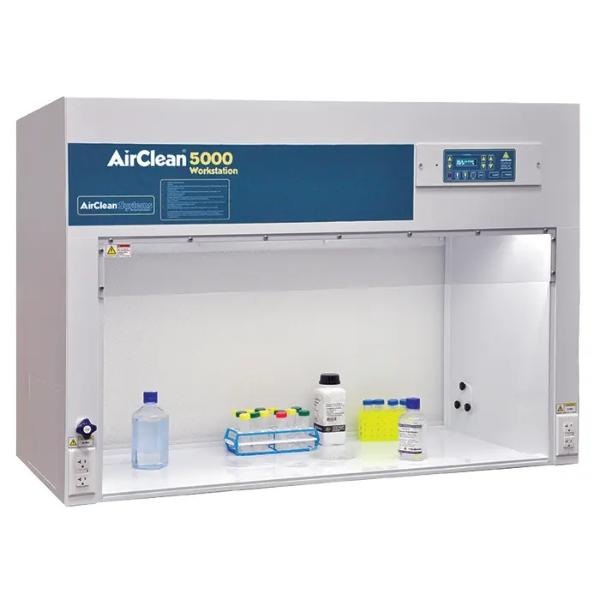Airclean Systems 72" Wide Polypropylene Class 100 Horizontal Laminar ...