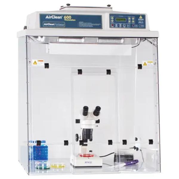 Airclean Systems 32" Wide ISO 5 Laminar Flow Microscope Enclosure 110V ...