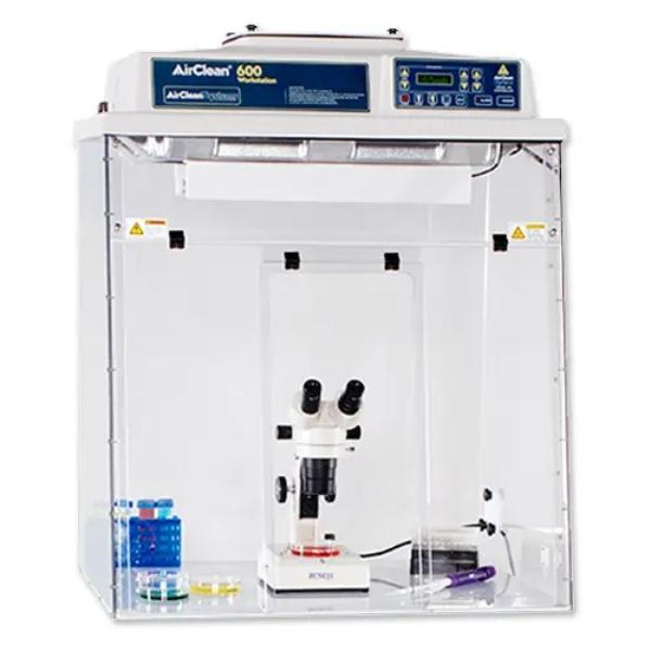 Airclean Systems 32" Wide Updraft Microscope Enclosure With Airsafe ...