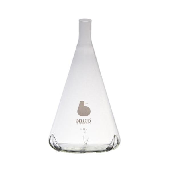 Bellco 3 X-DP Baff Shake Flask, 4000mL 38mm Delong Neck, 3/Case 2543-04000