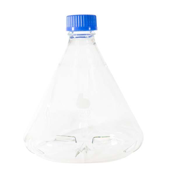 Bellco Fernbach Flask w/ 3 Bottom Baffles & Membrane Screw Cap, 2800mL ...