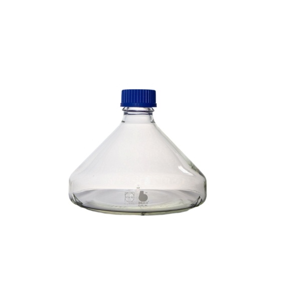 Bellco Fernbach Flask w/ Membrane Screw Cap No Baffles, 1800mL, 1/Case ...