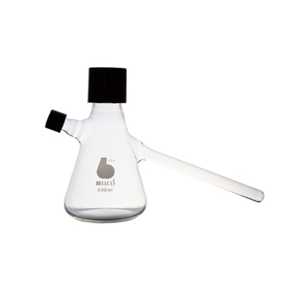Bellco Nephelo Culture Flask w/ Phenolic Screw Cap, 300mL, 12x130mm, 4 ...