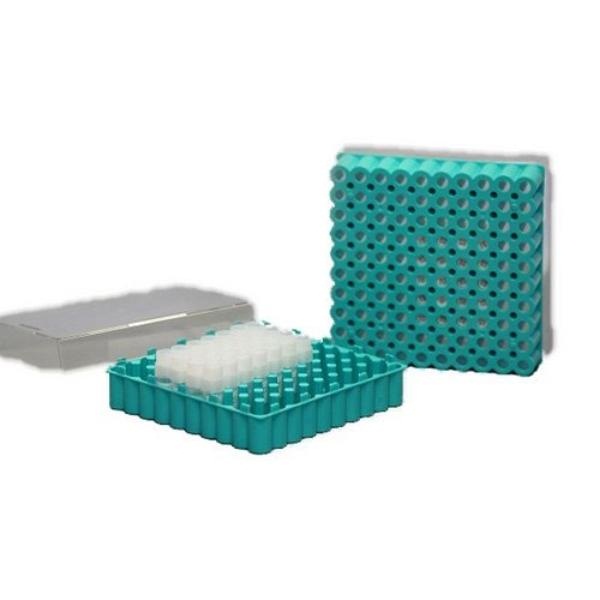 Bellco Cryo Box, For 2.0ml Internal Thread Only, Polycarbonate, 10*10 ...