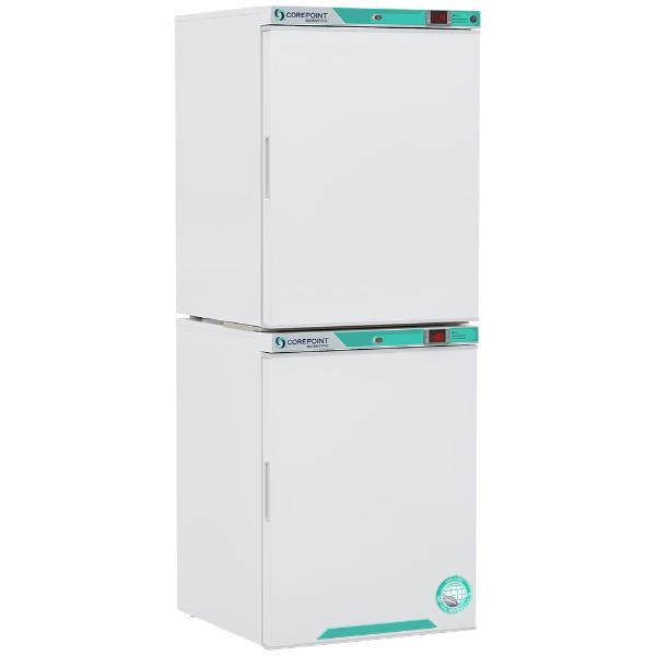 Corepoint Scientific 10 cu. ft. Solid Laboratory Combo Refrigerator ...