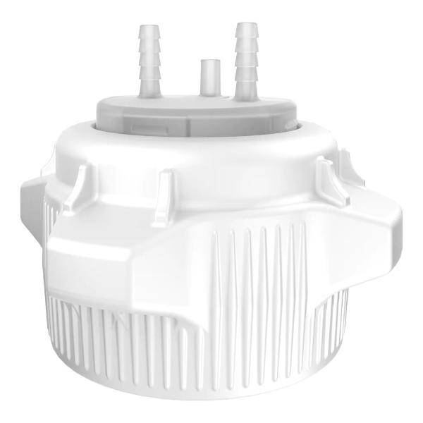 Bellco VersaCap, 83B, Open Cap w/ 2x 1/4" Molded In HB Adapter, 1/EA ...