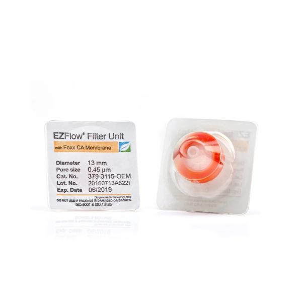 Bellco EZFlow Syringe Filter, CA, 0.45µm, 13mm, Sterile, 100/PK 4528-00540