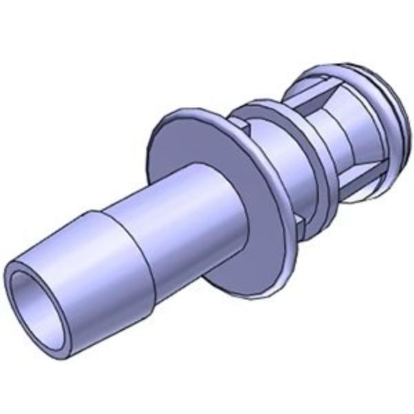 Bellco EZBio MPC Connector, Male MPC to 1/4" HB, Non-Valved, PC, 5/PK ...